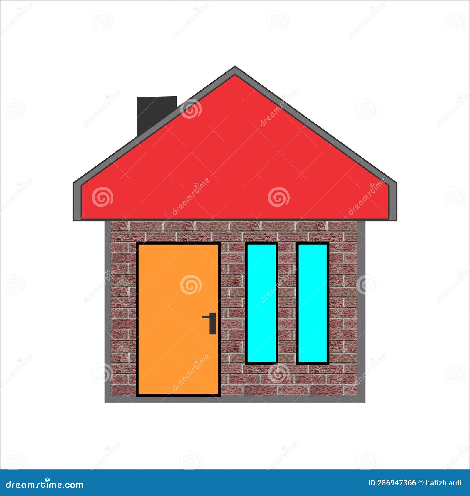Mini House Icon Vector Illustration Stock Vector - Illustration of ...