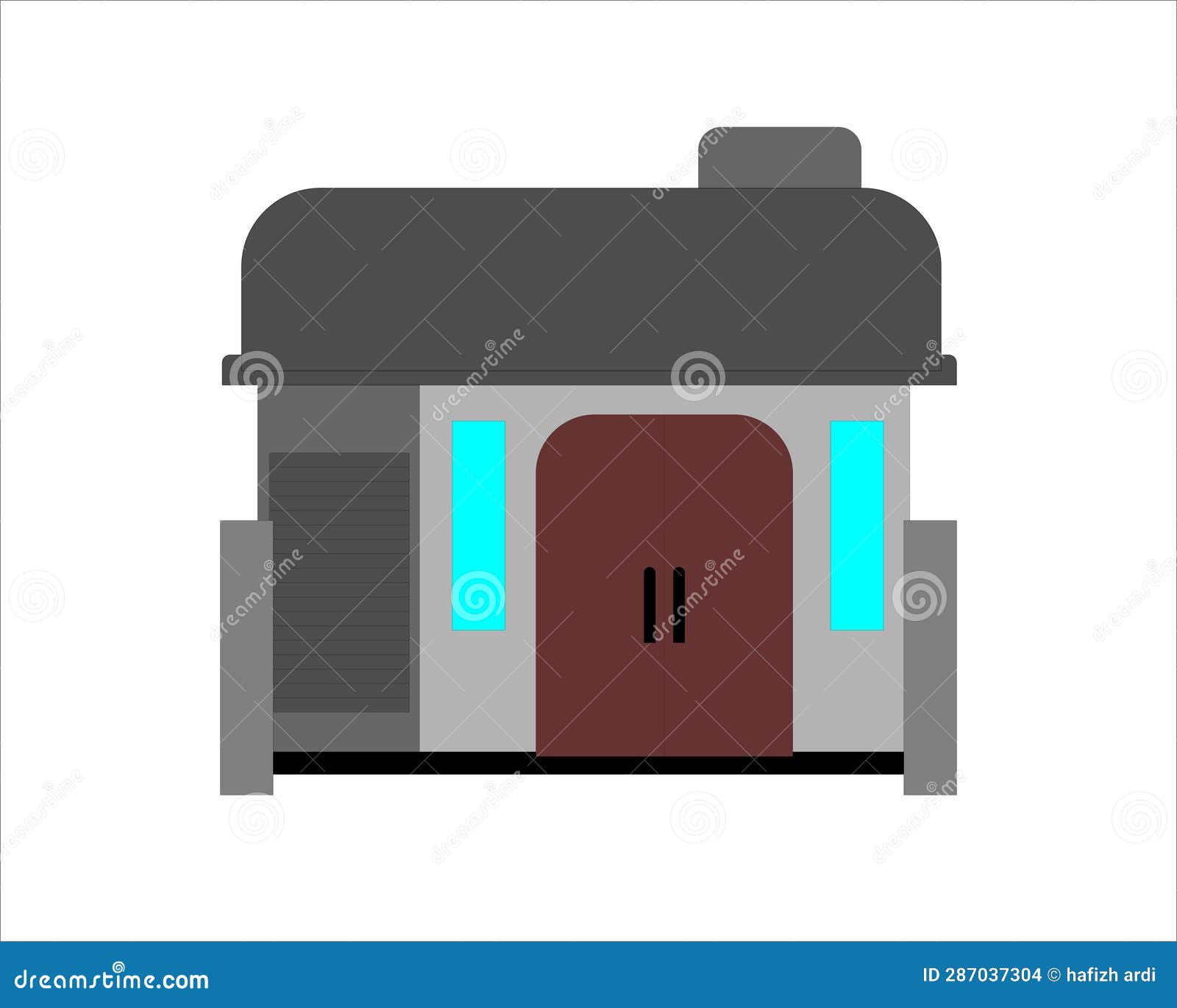 Mini House Icon Vector Illustration Stock Vector - Illustration of ...