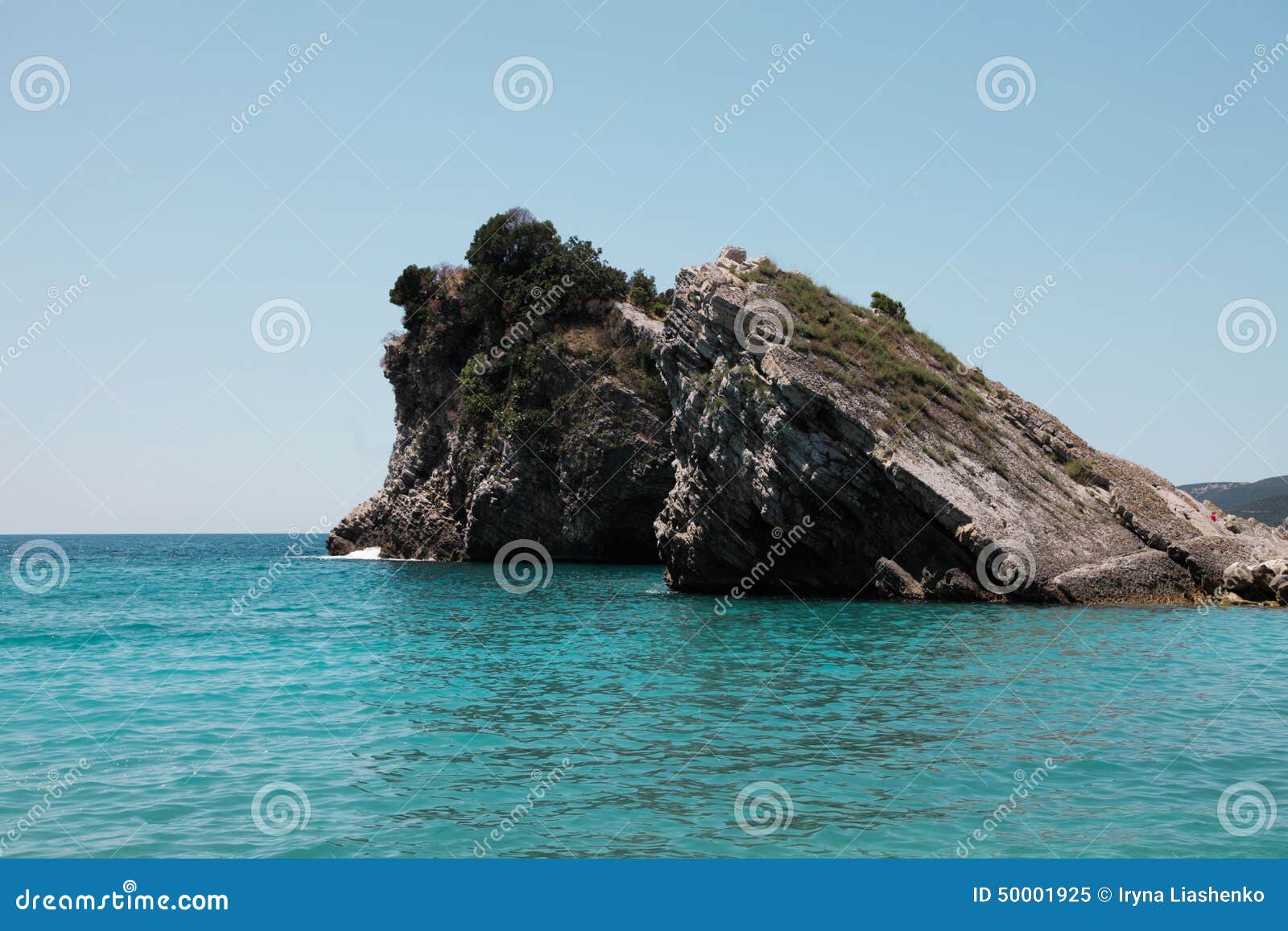 Mini island with rocks stock image. Image of island, europe - 50001925