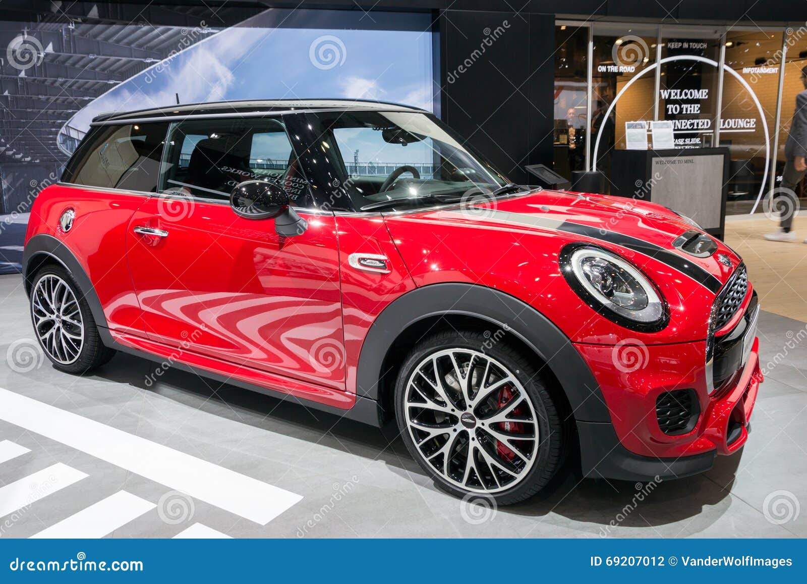 Mini John Cooper Works car editorial photography. Image of presentation ...