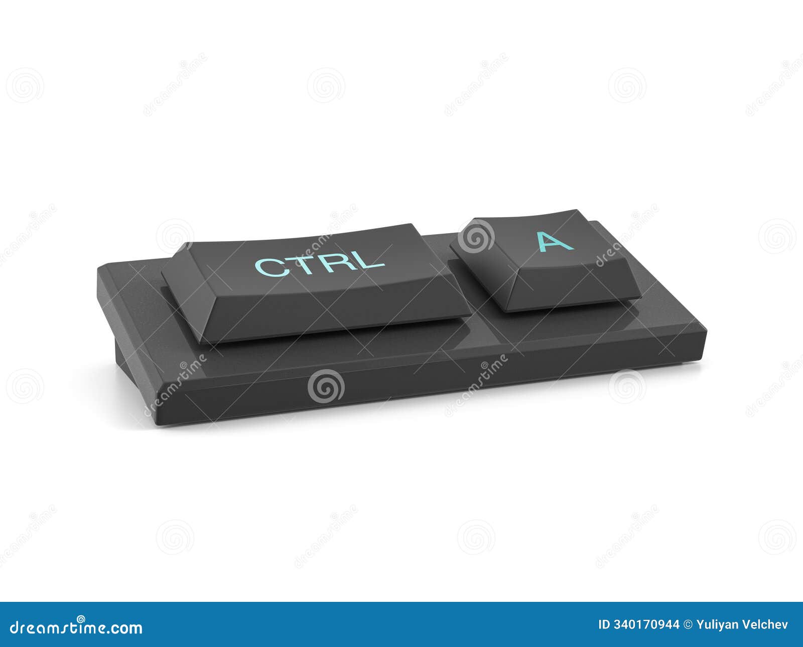 Mini Keyboard Ctrl A Royalty-Free Illustration | CartoonDealer.com ...