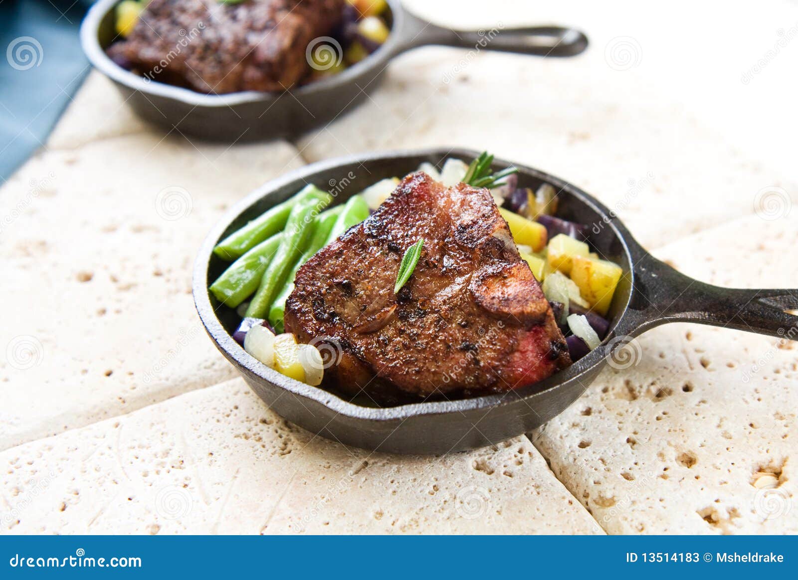 Mini Lamb Meal stock image. Image of cast, gold, blue - 13514183