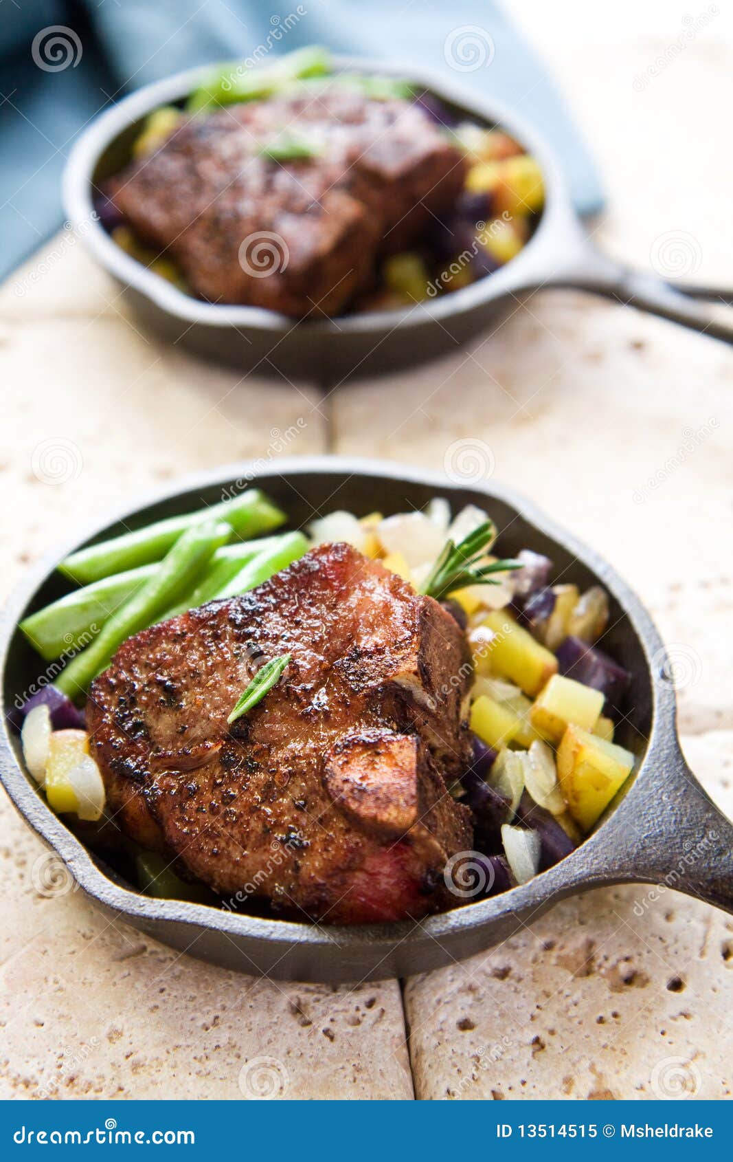 Mini Lamb Meal stock image. Image of cast, beans, iron - 13514515