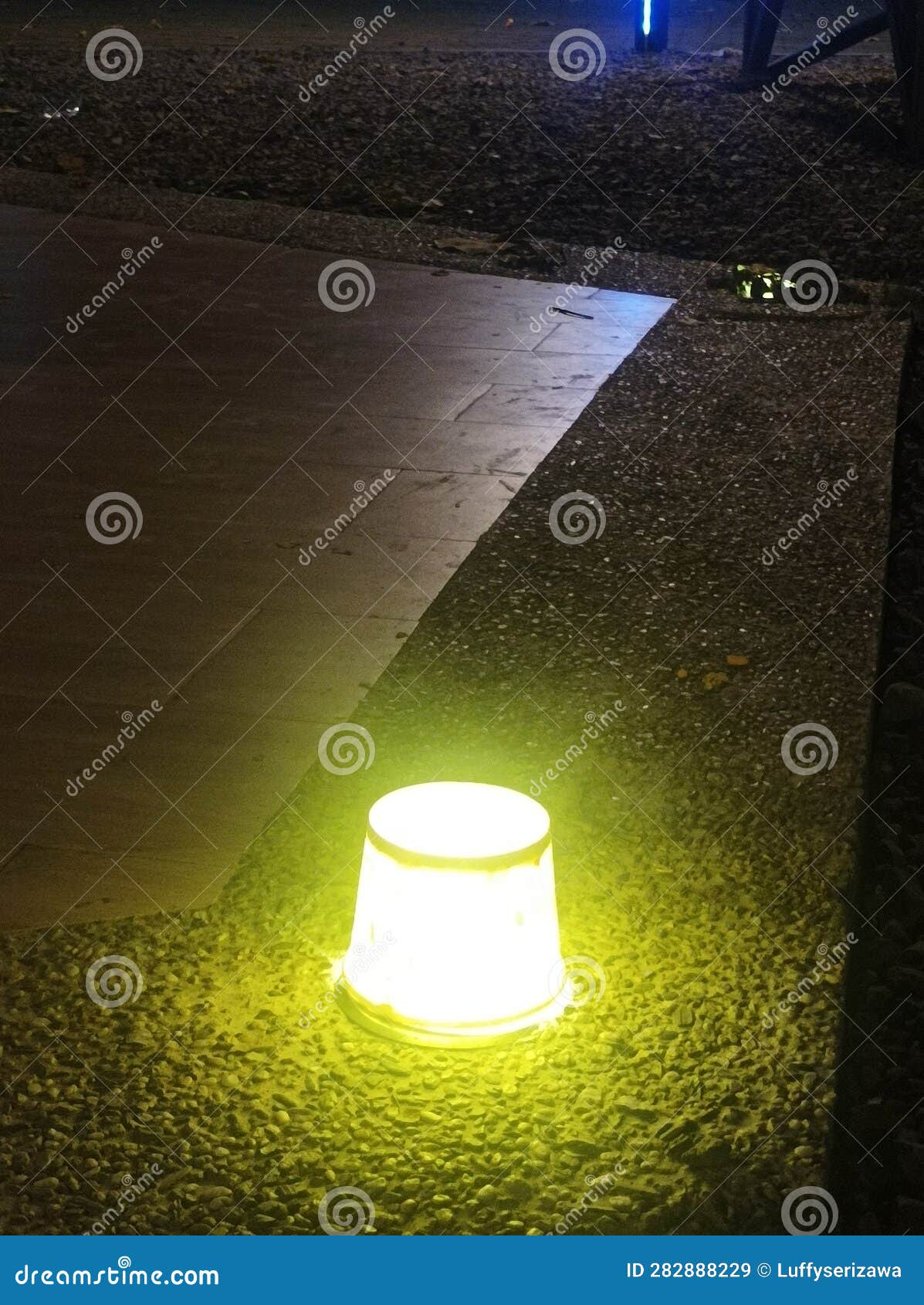 Mini Lantern Light at the Park so Bright Stock Image - Image of mini ...