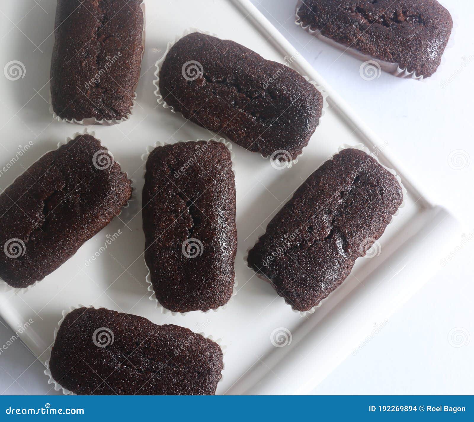 Mini Lava or Choco Moist Cake Stock Photo - Image of pastry, lays ...