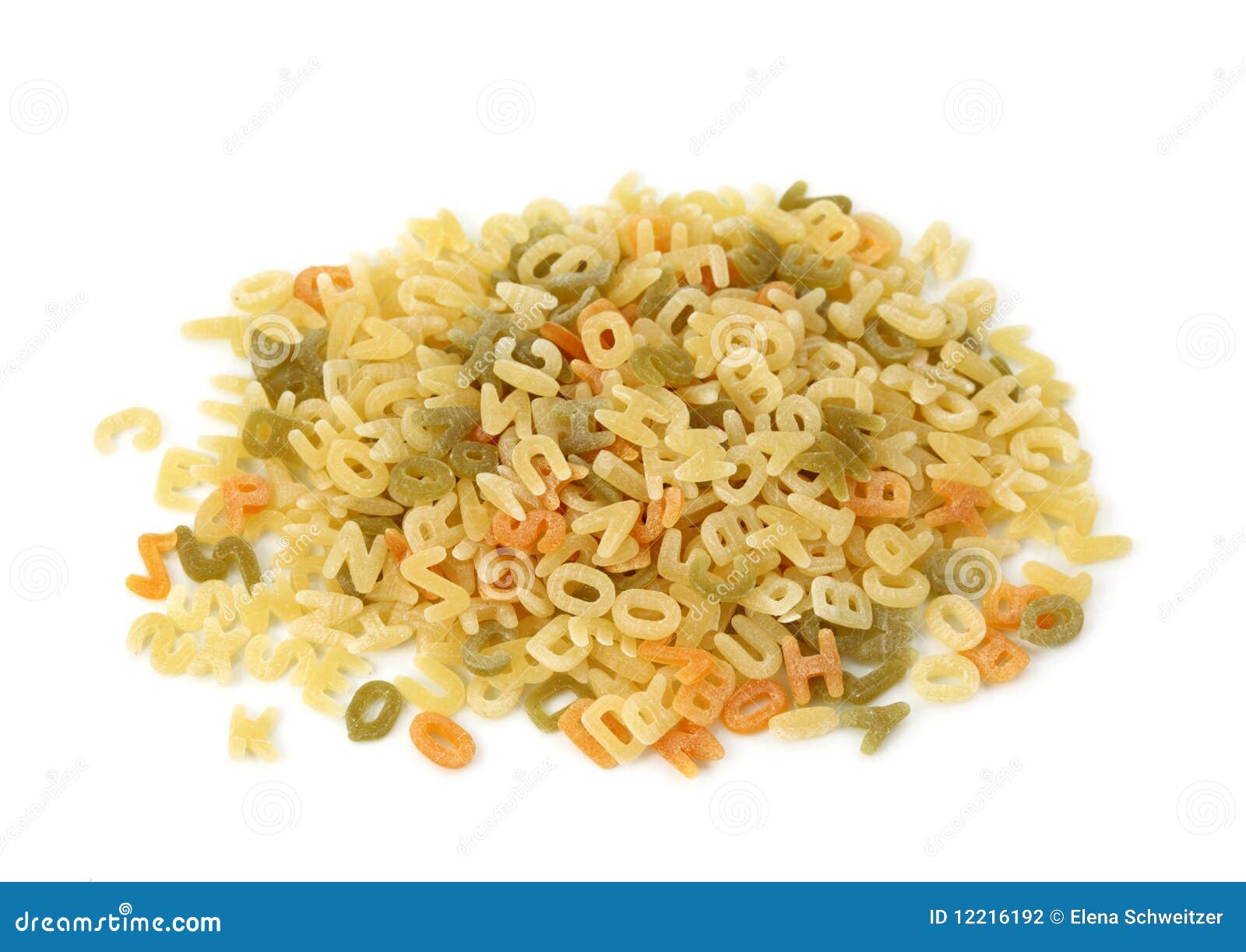 Mini letters pasta stock photo. Image of nutrition, culinary - 12216192