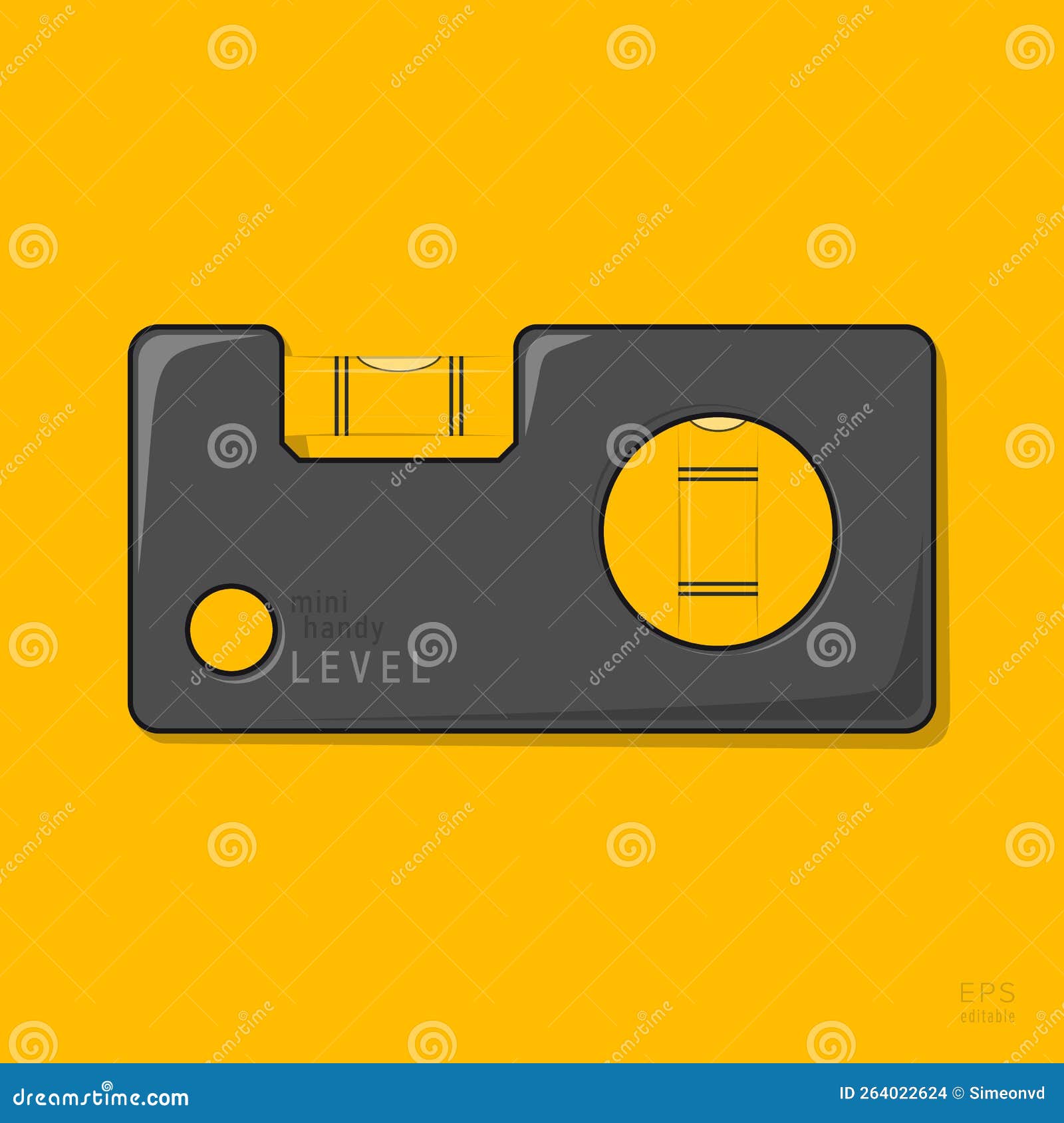 Mini Level. Pocket Bubble Building Level. Meassurement Equipment Stock ...