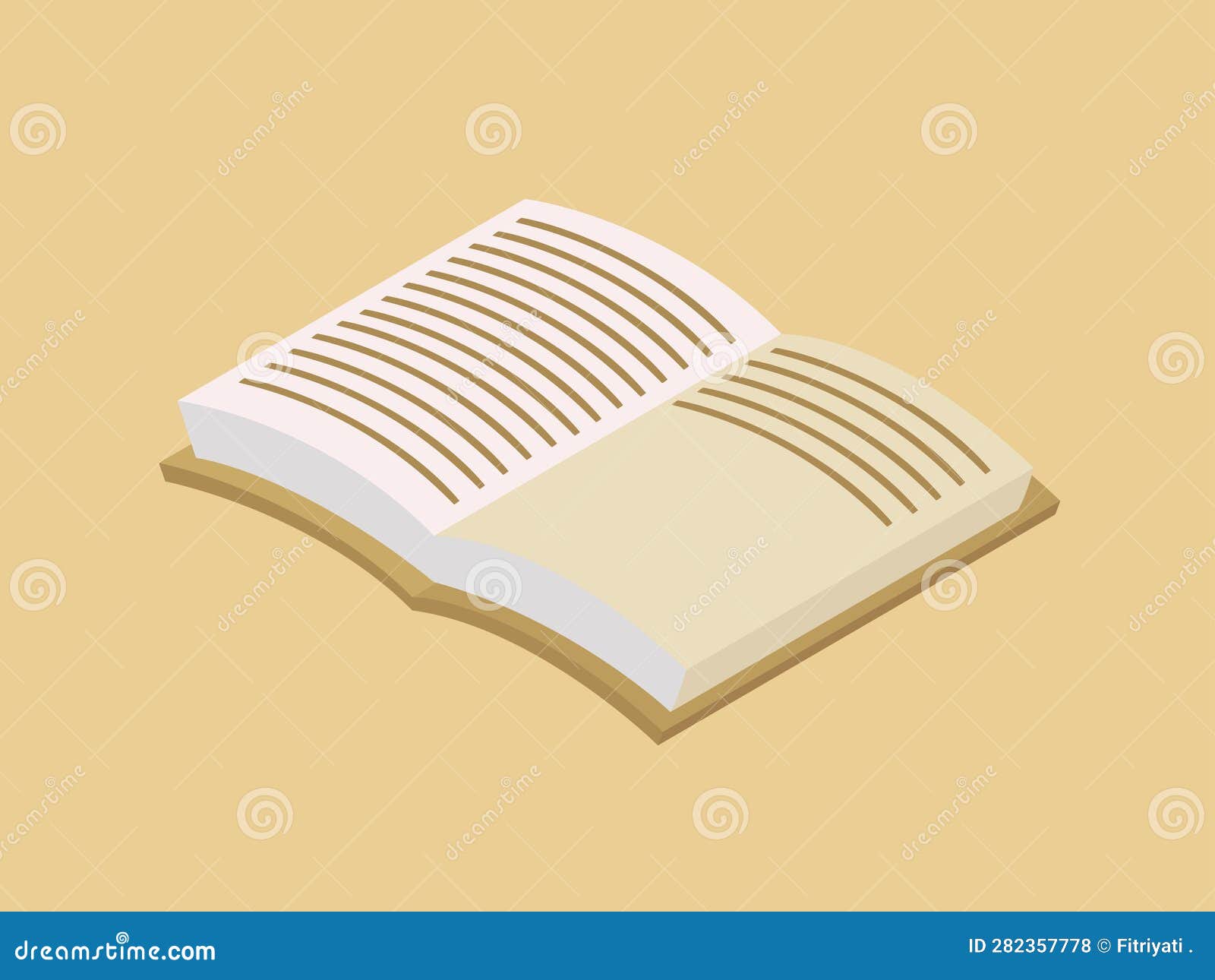 Open Book Design Illustration Stock Illustration - Illustration of wood ...
