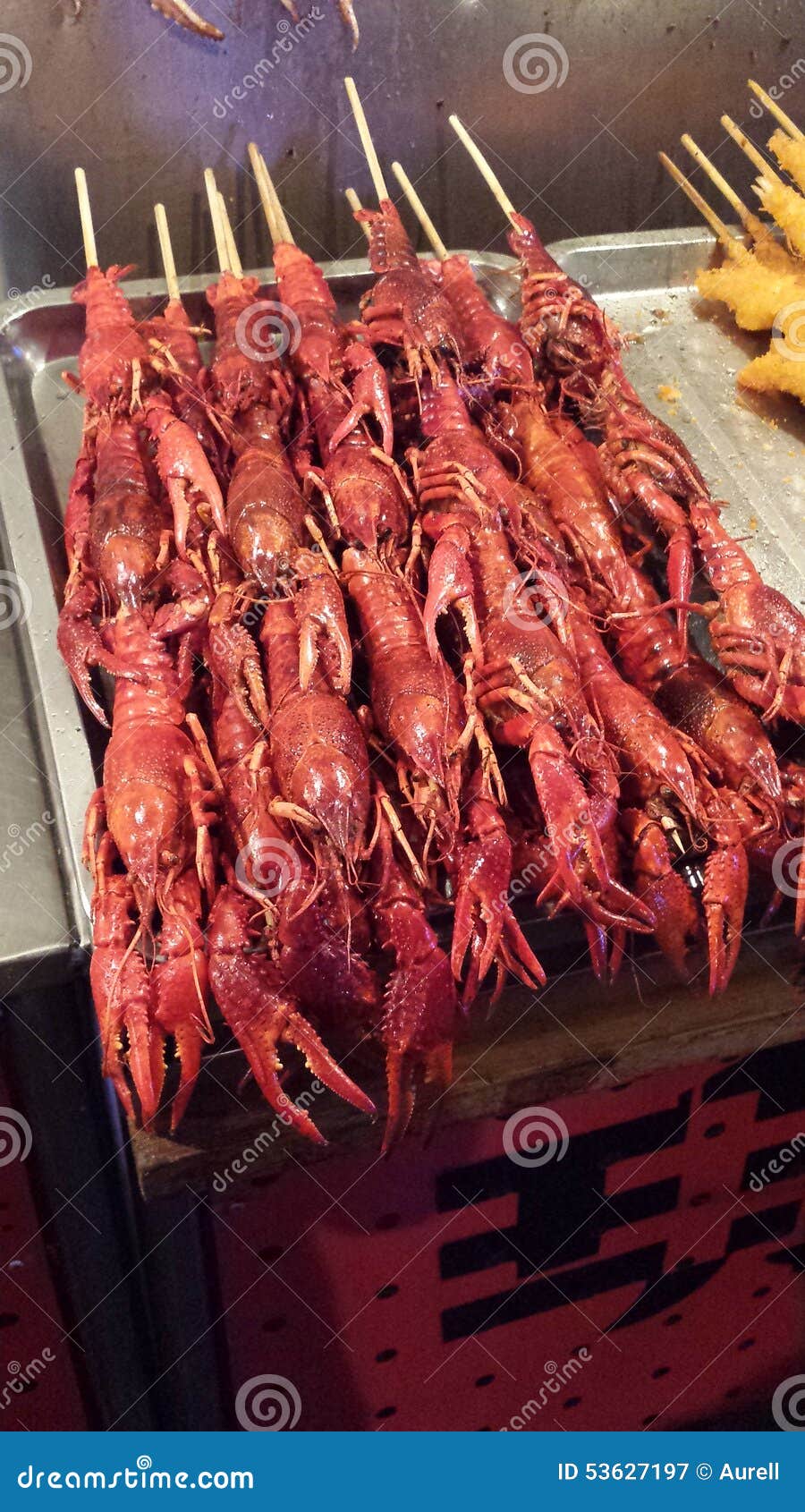 Mini lobster sticks stock image. Image of lobster, sticks - 53627197