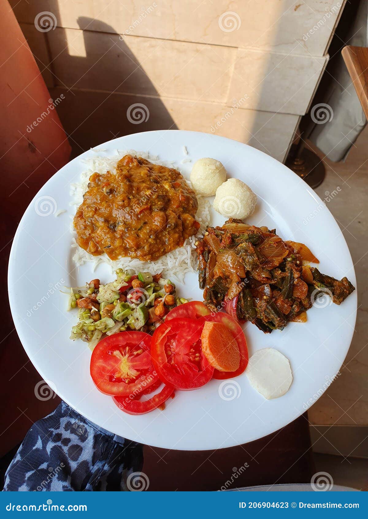 Mini Lunch plate stock image. Image of plate, delicious - 206904623