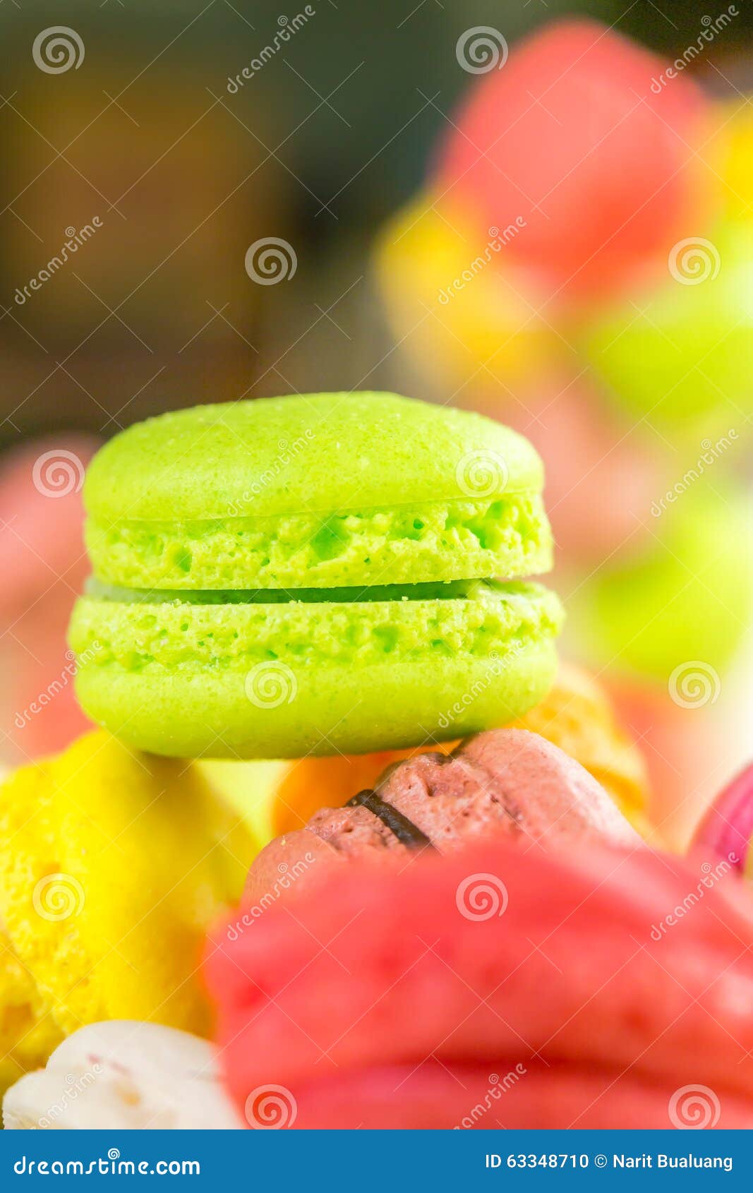 Mini macaroons stock photo. Image of gourmet, mini, color - 63348710