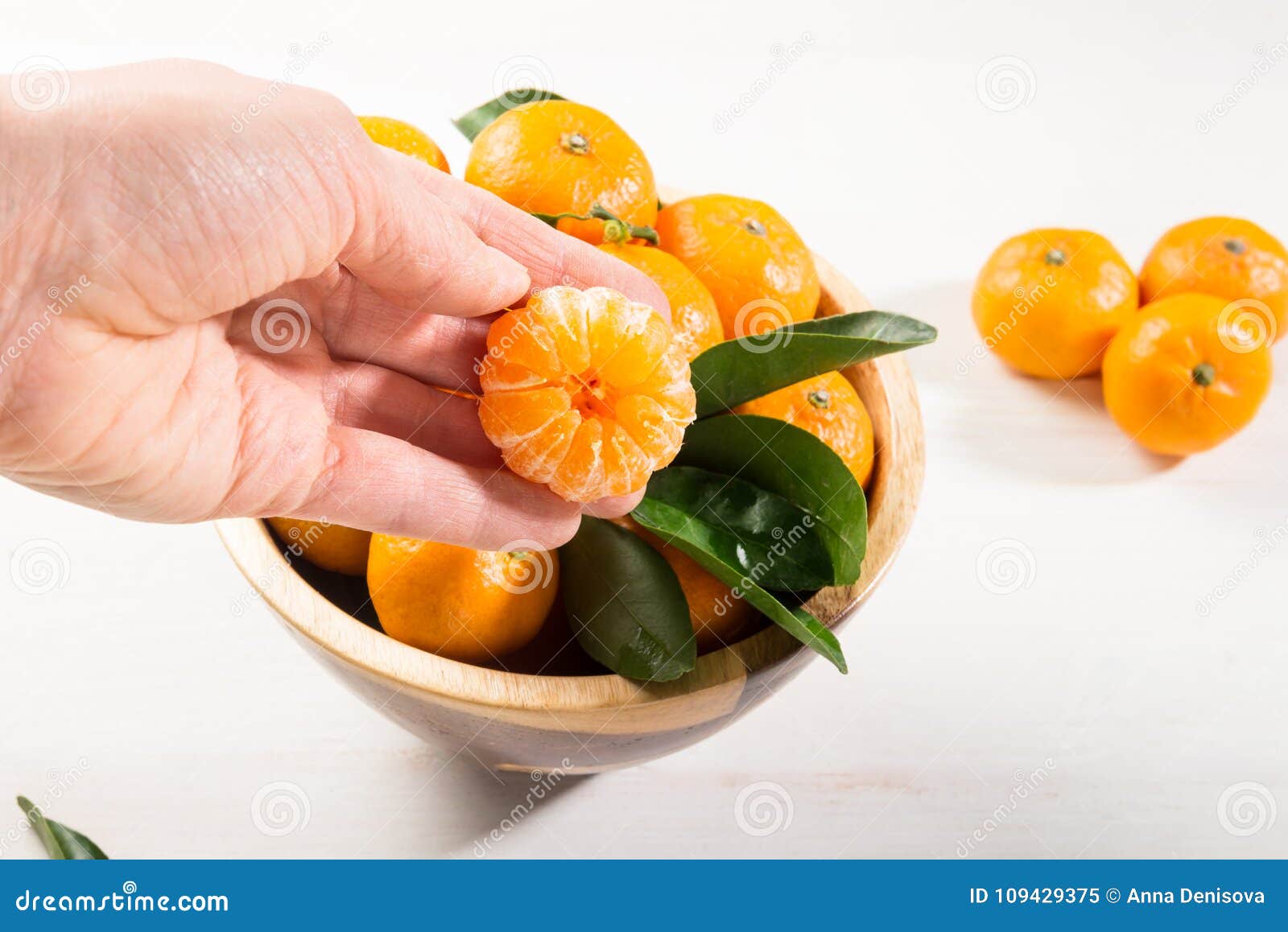 Mini Mandarinas Deliciosas Y Hermosas Imagen de archivo - Imagen de ...