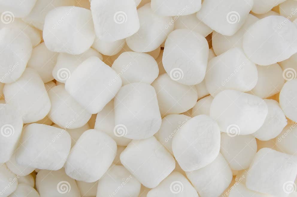 Mini Marshmallows Close Up stock photo. Image of marshmallow - 55744608