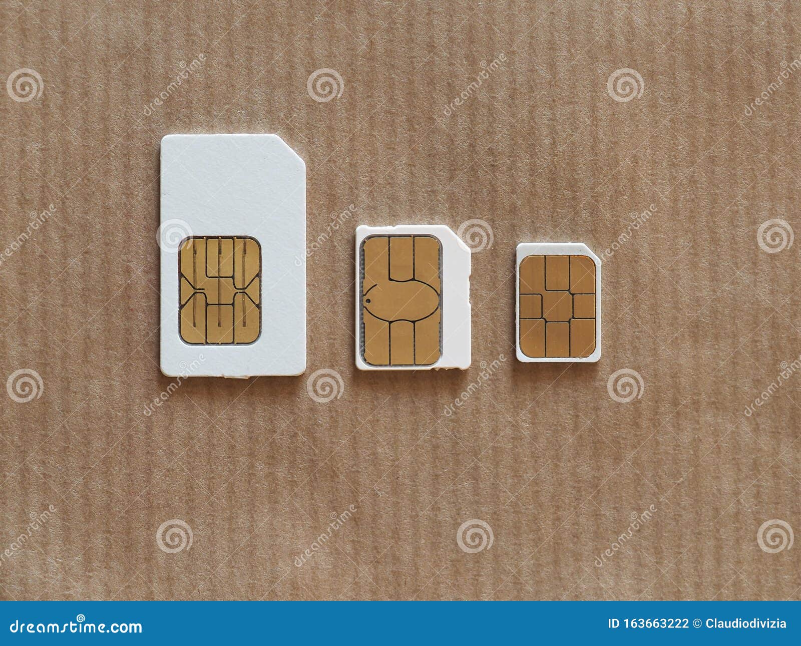 Mini Micro And Nano Sim Stock Photo | CartoonDealer.com #163807302