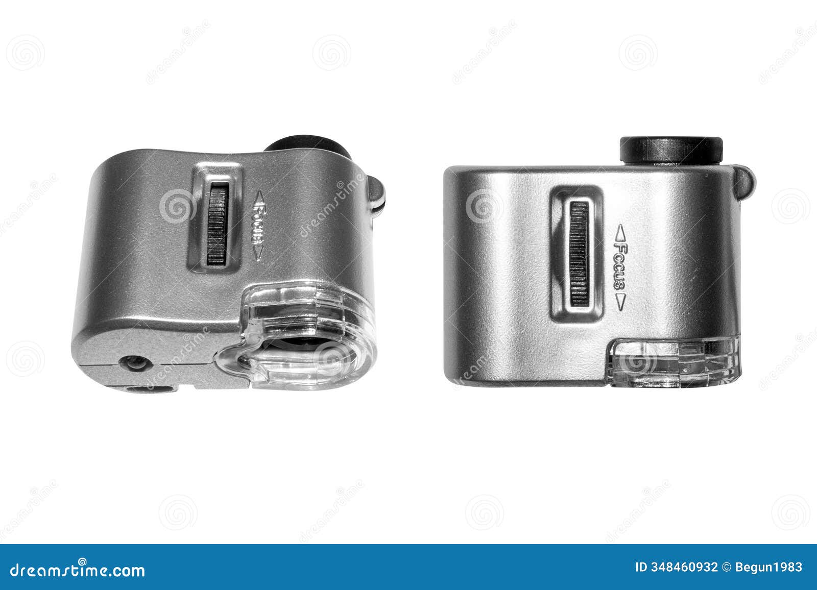 A Mini Microscope with Backlight.a Mini Microscope with Focusing Stock ...