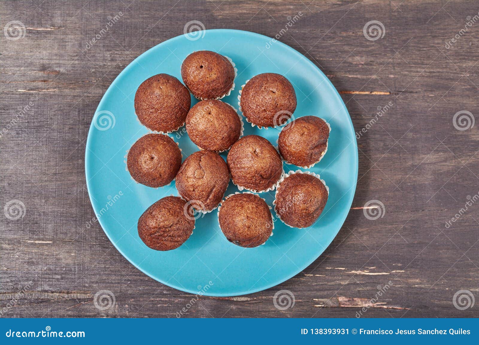 Mini Molletes Deliciosos Del Sabor Del Chocolate Imagen de archivo ...