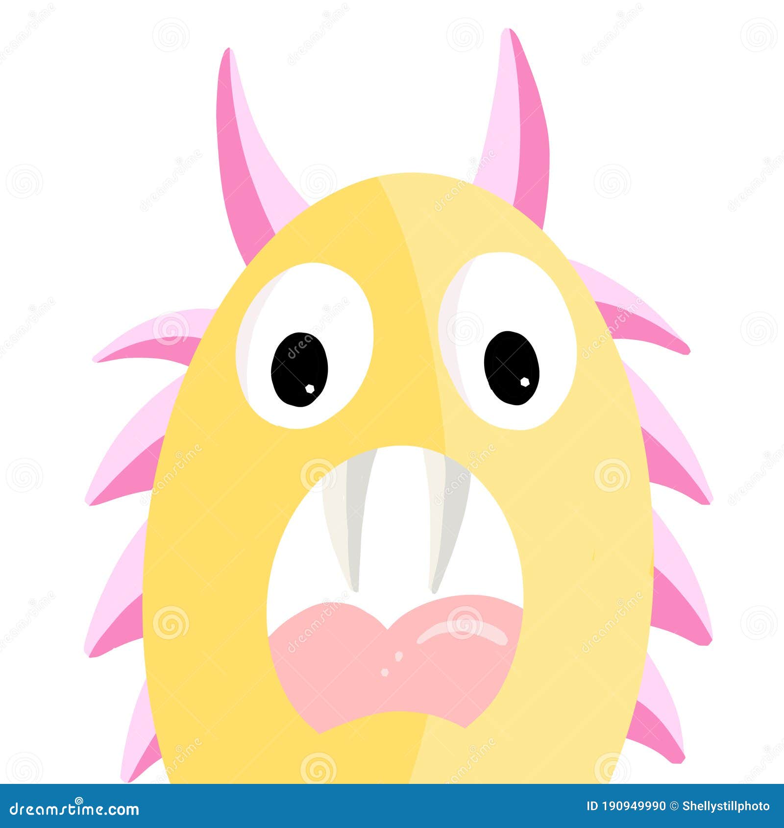 Mini Monster Fictional Imaginary Characters Cartoon Stock Illustration ...