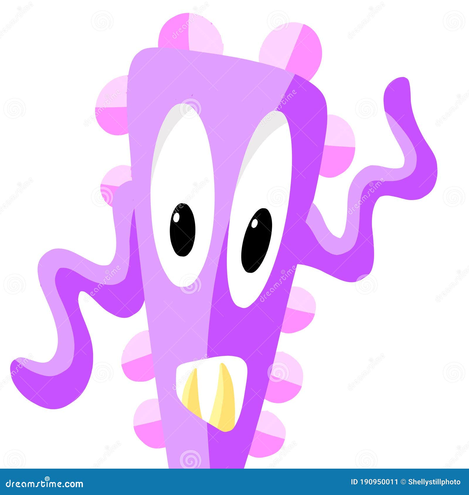 Mini Monster Fictional Imaginary Characters Cartoon Stock Illustration ...