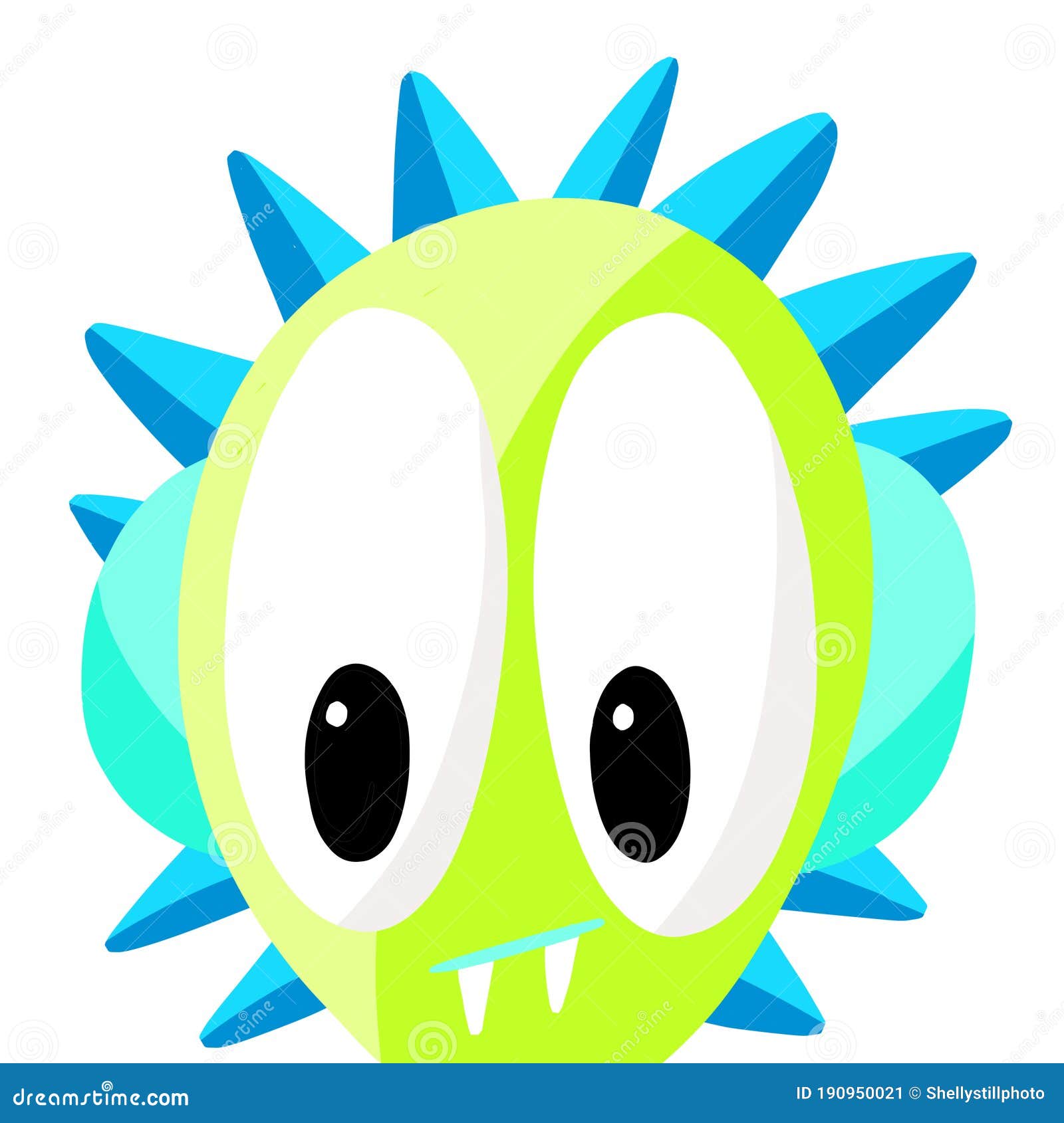 Mini Monster Fictional Imaginary Characters Cartoon Stock Illustration ...