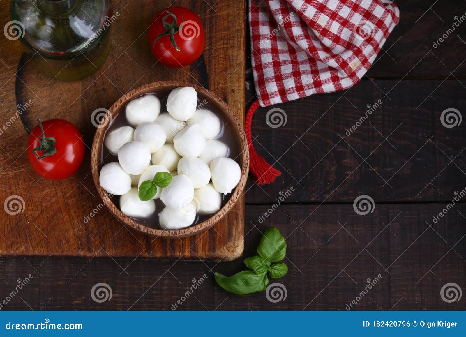 Mini mozzarella cheese stock photo. Image of italian - 182420796