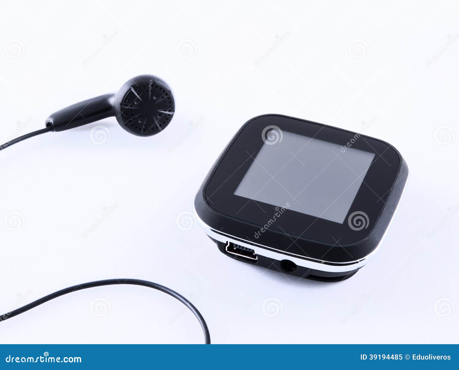 Mini MP3 portable Music stock image. Image of enjoyment - 39194485
