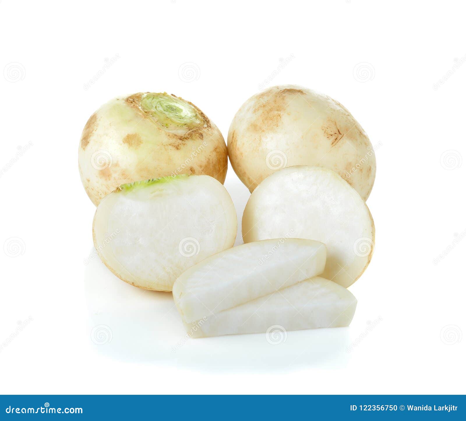 Mini Nabos Brancos No Fundo Branco Foto de Stock - Imagem de comer ...