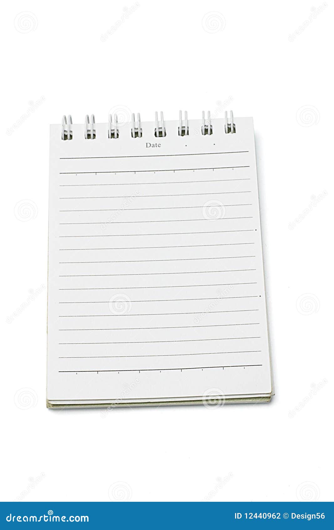 Mini notepad stock photo. Image of sheet, ring, empty - 12440962