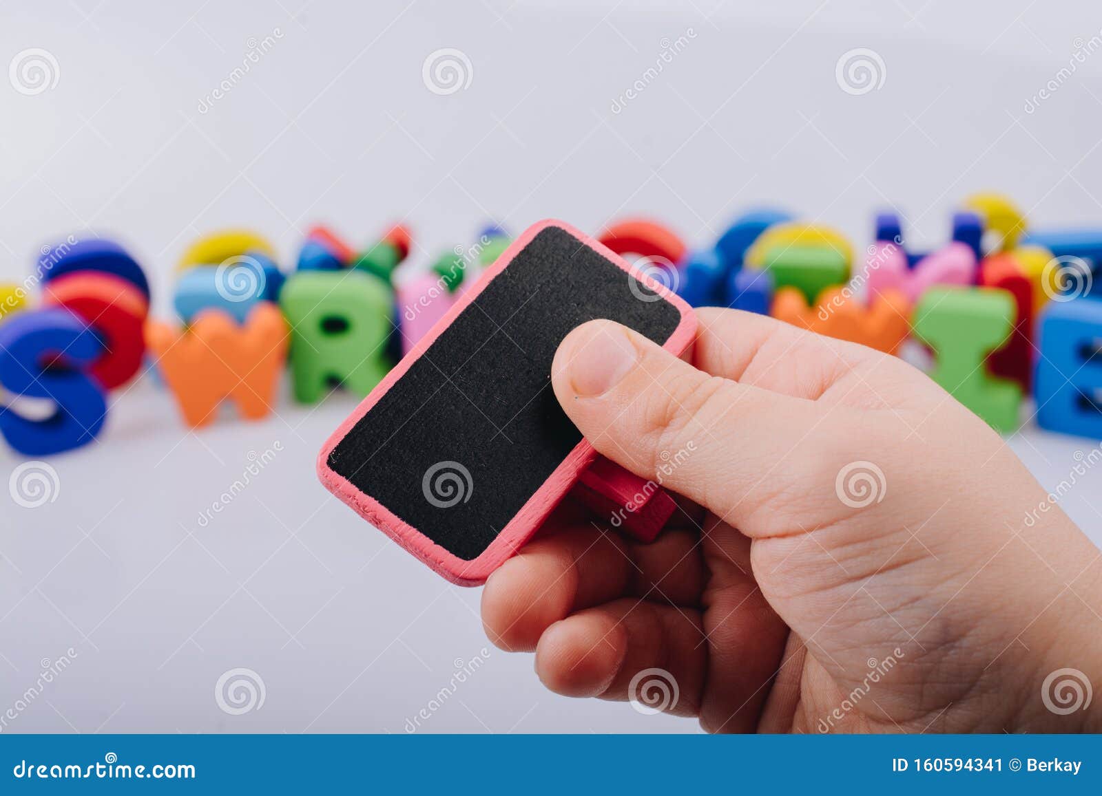 Mini Notice Board Made of Wood Stock Image - Image of alphabetical ...