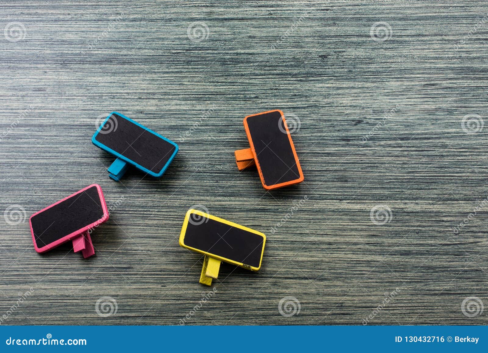Mini Notice Board Made of Wood Stock Photo - Image of communication ...