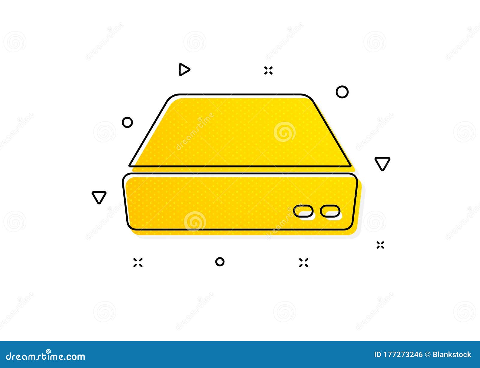 Mini Pc Icon. Small Computer Device Sign. Vector Stock Vector ...