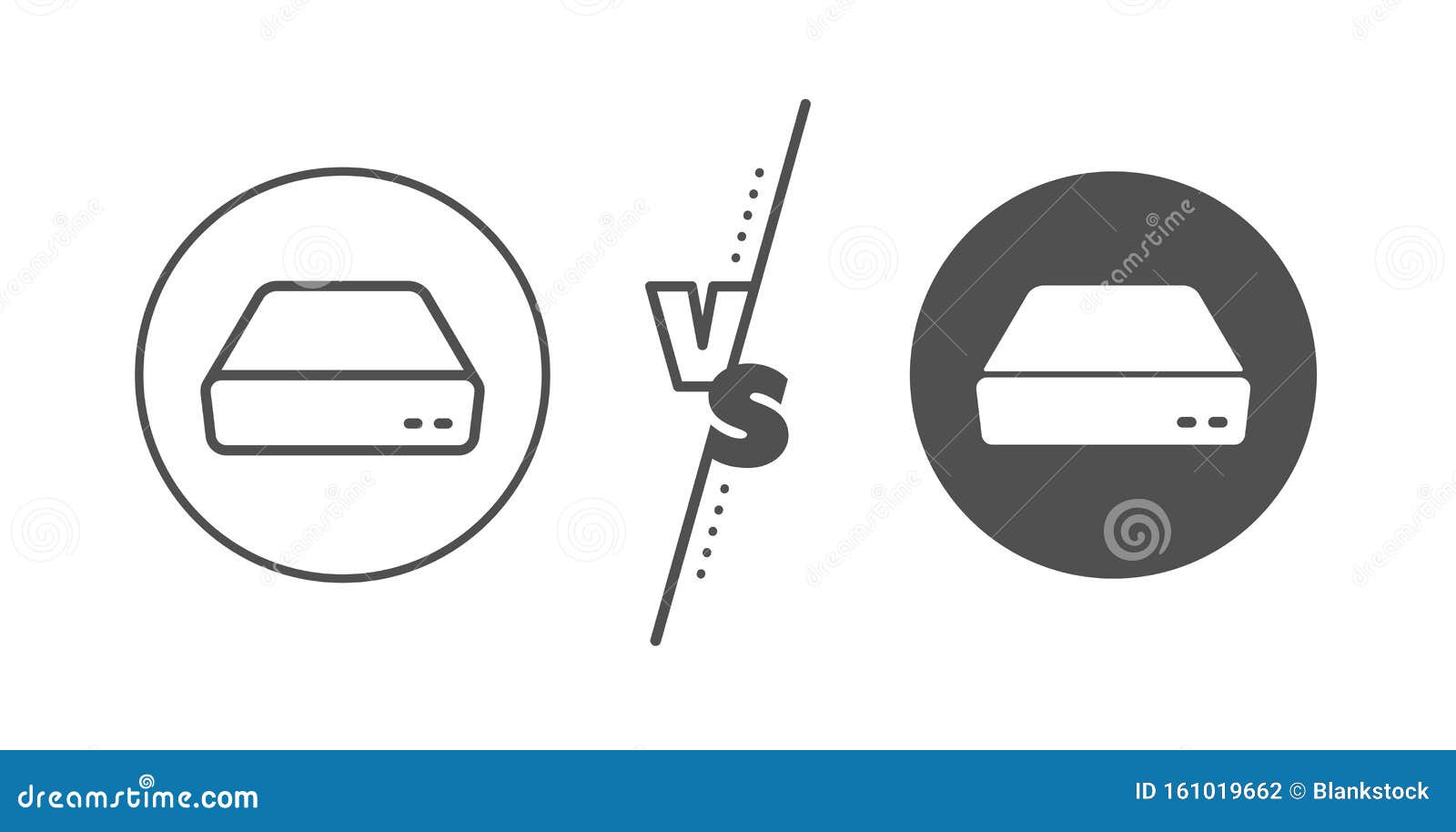 Mini Pc Line Icon. Small Computer Device Sign. Vector Stock Vector ...