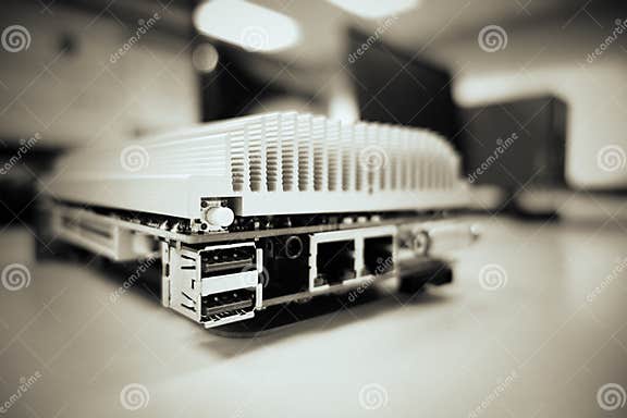Mini PC stock photo. Image of technology, laptop, monitor - 96376362