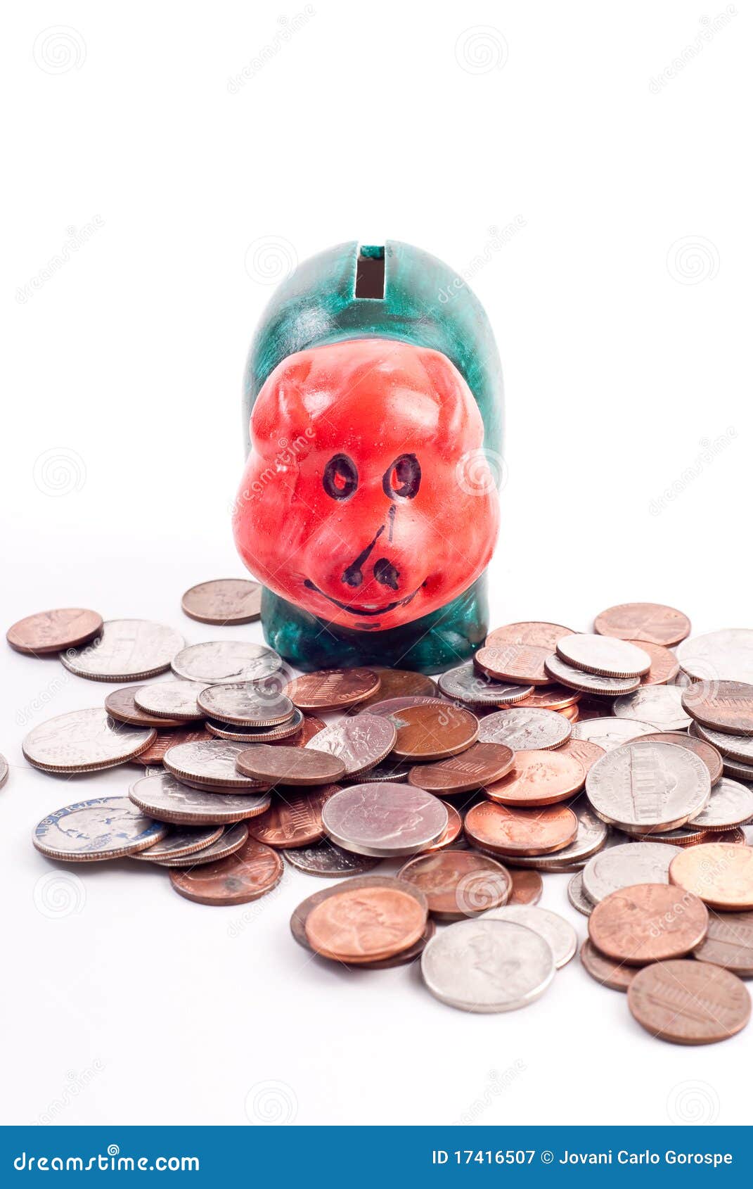 Mini Piggy Bank stock image. Image of childhood, bank - 17416507