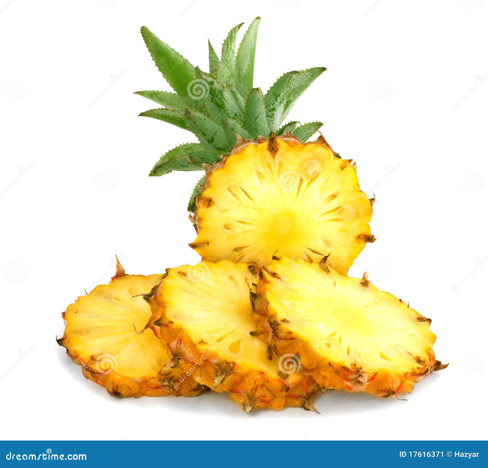 Mini pineapple stock image. Image of small, juice, isolated - 17616371