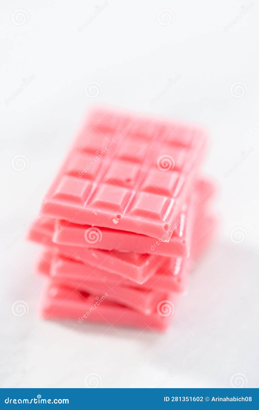 Mini pink chocolates stock photo. Image of small, sweets - 281351602