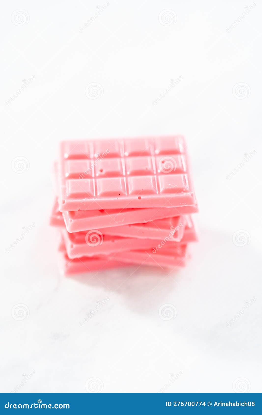 Mini pink chocolates stock photo. Image of handmade - 276700774