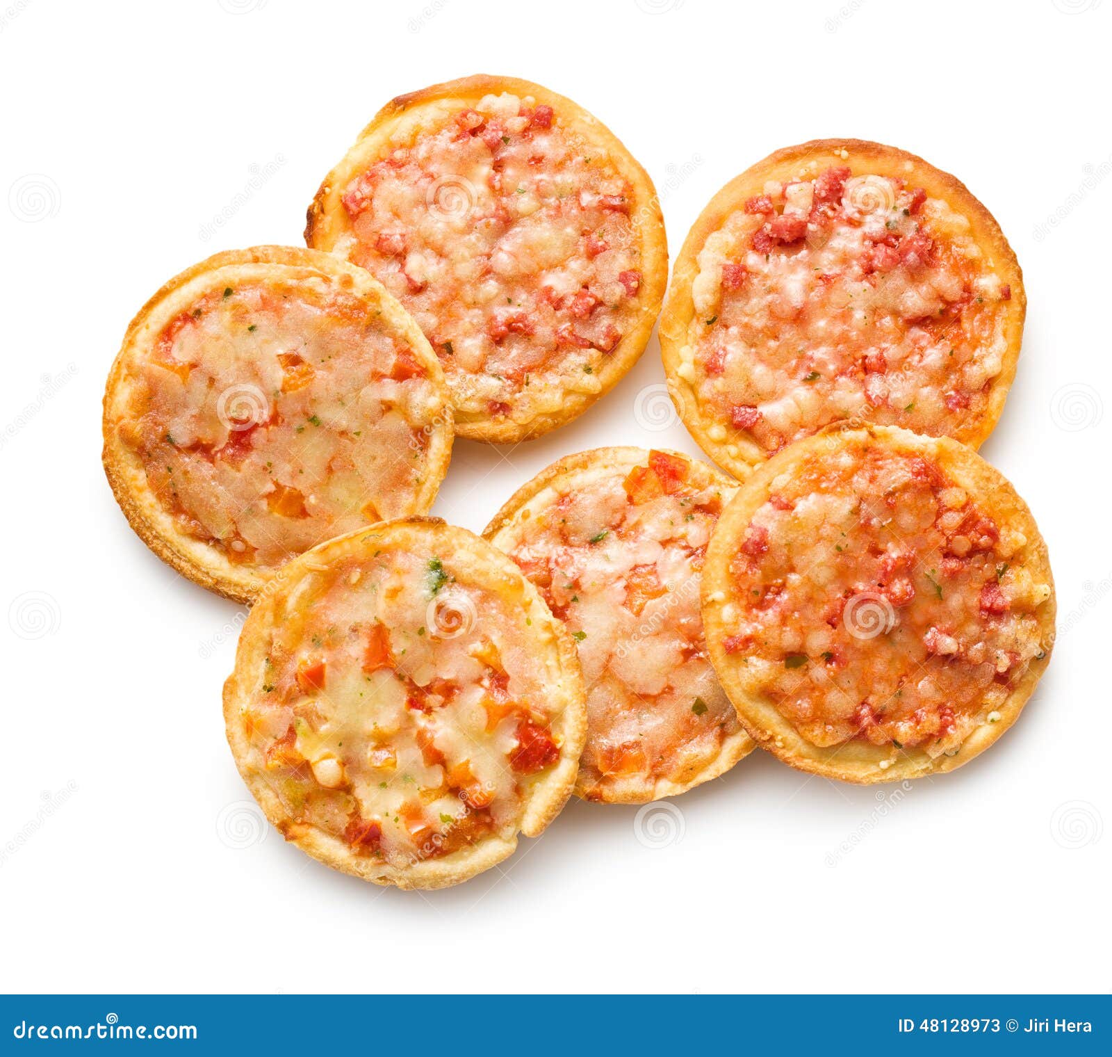 Mini pizza imagem de stock. Imagem de pizza, delicioso - 48128973