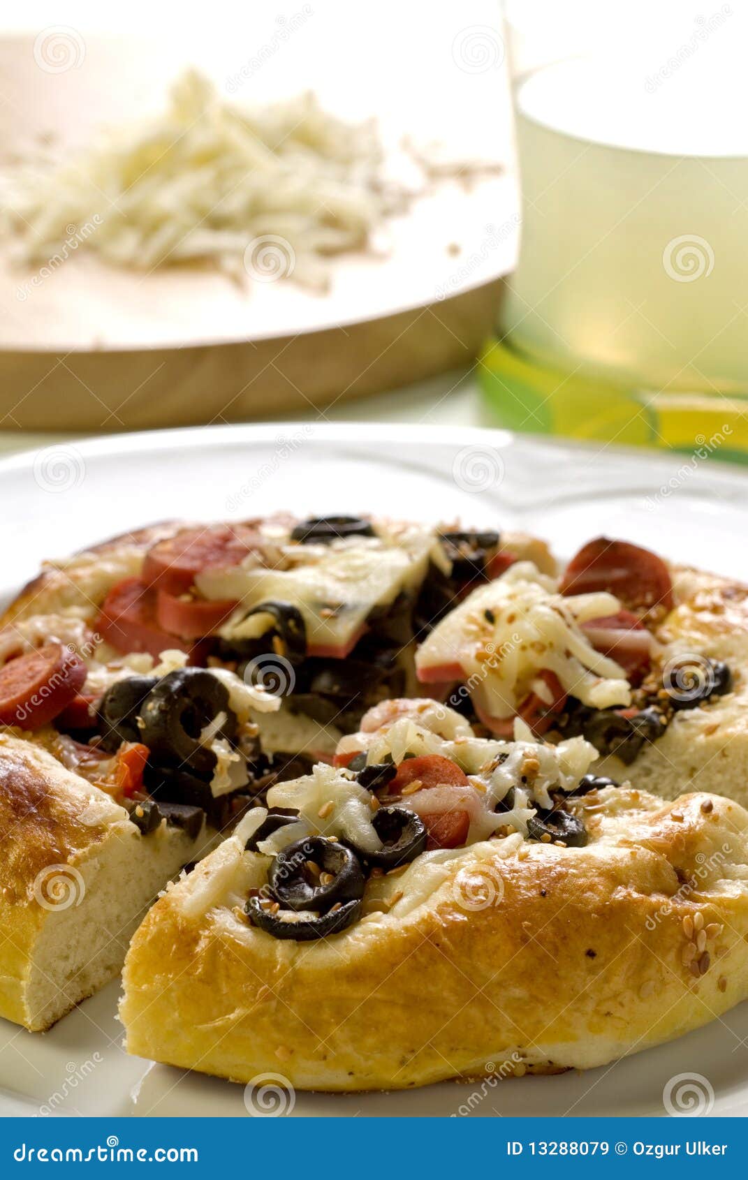 Mini pizza slices stock image. Image of italian, pizza - 13288079