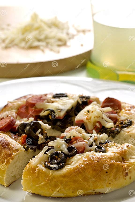 Mini pizza slices stock image. Image of italian, pizza - 13288079
