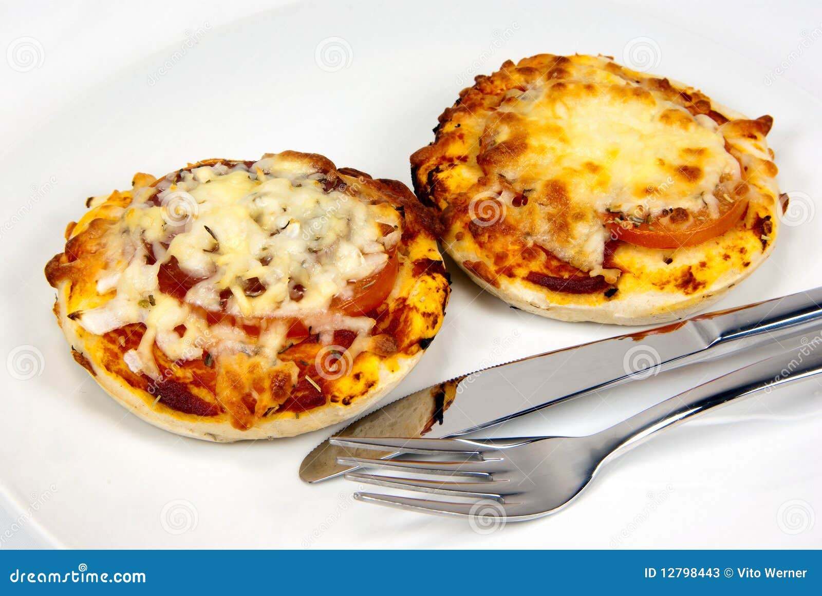 Mini pizzas stock image. Image of mushroom, tasty, pineapple - 12798443