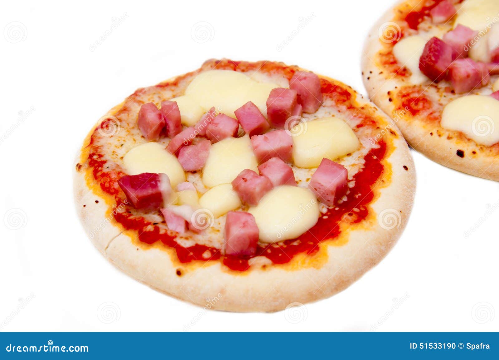 Mini pizzas stock photo. Image of dinner, appetizer, closeup - 51533190