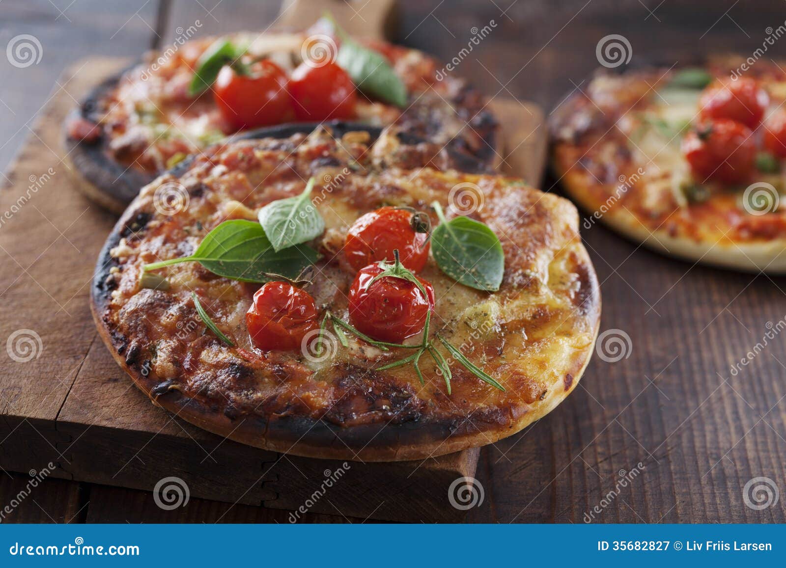 Mini pizzas stock image. Image of snack, food, finger - 35682827