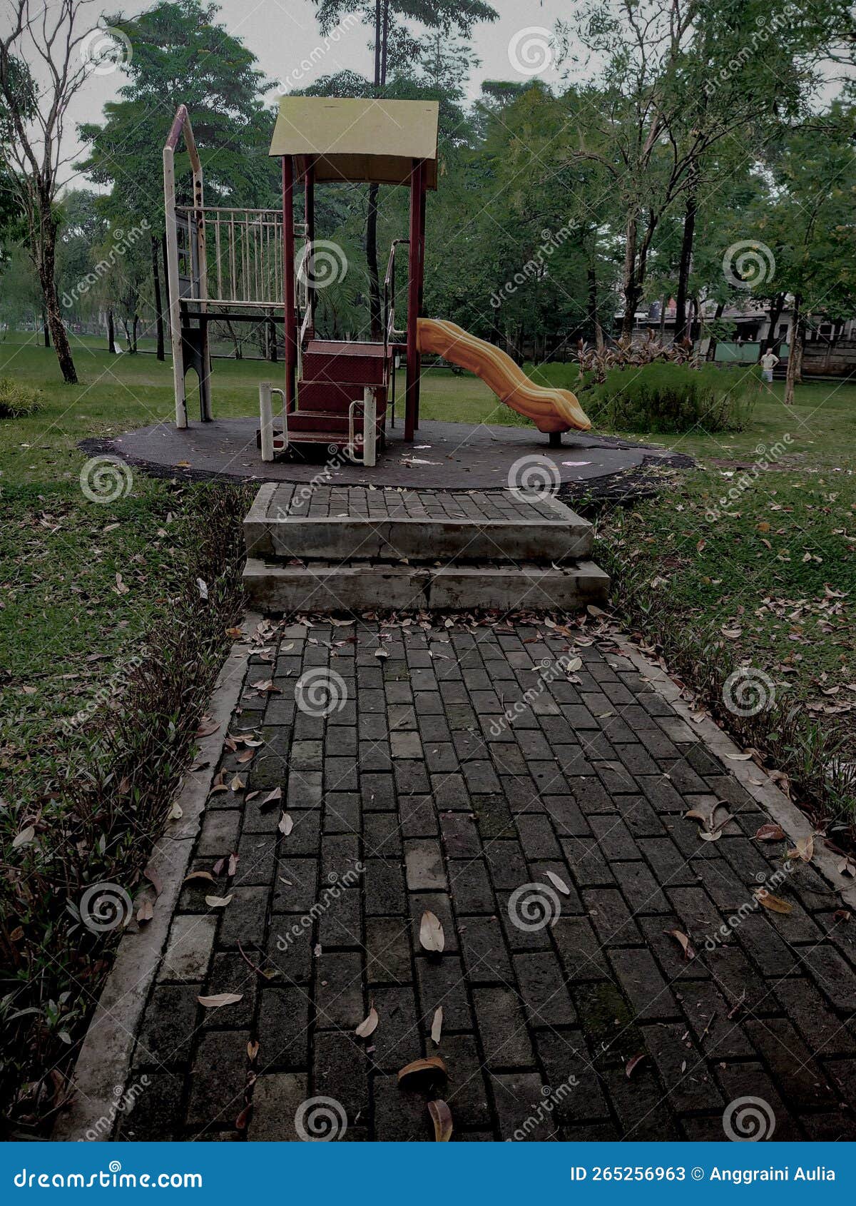 Mini Playground at the Park Stock Image - Image of slide, park: 265256963