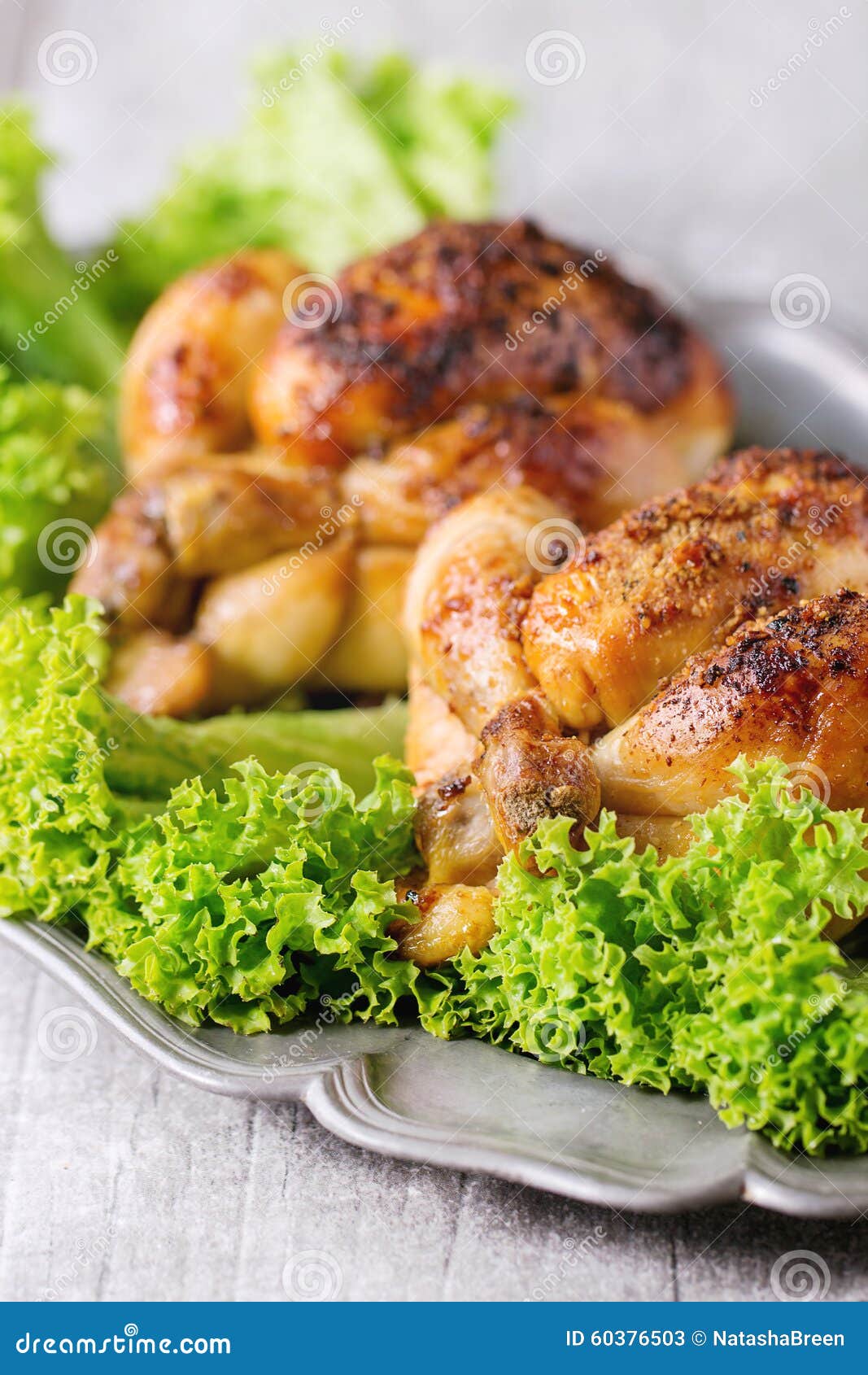Mini Pollo Asado a La Parrilla Conjunto Imagen de archivo - Imagen de ...
