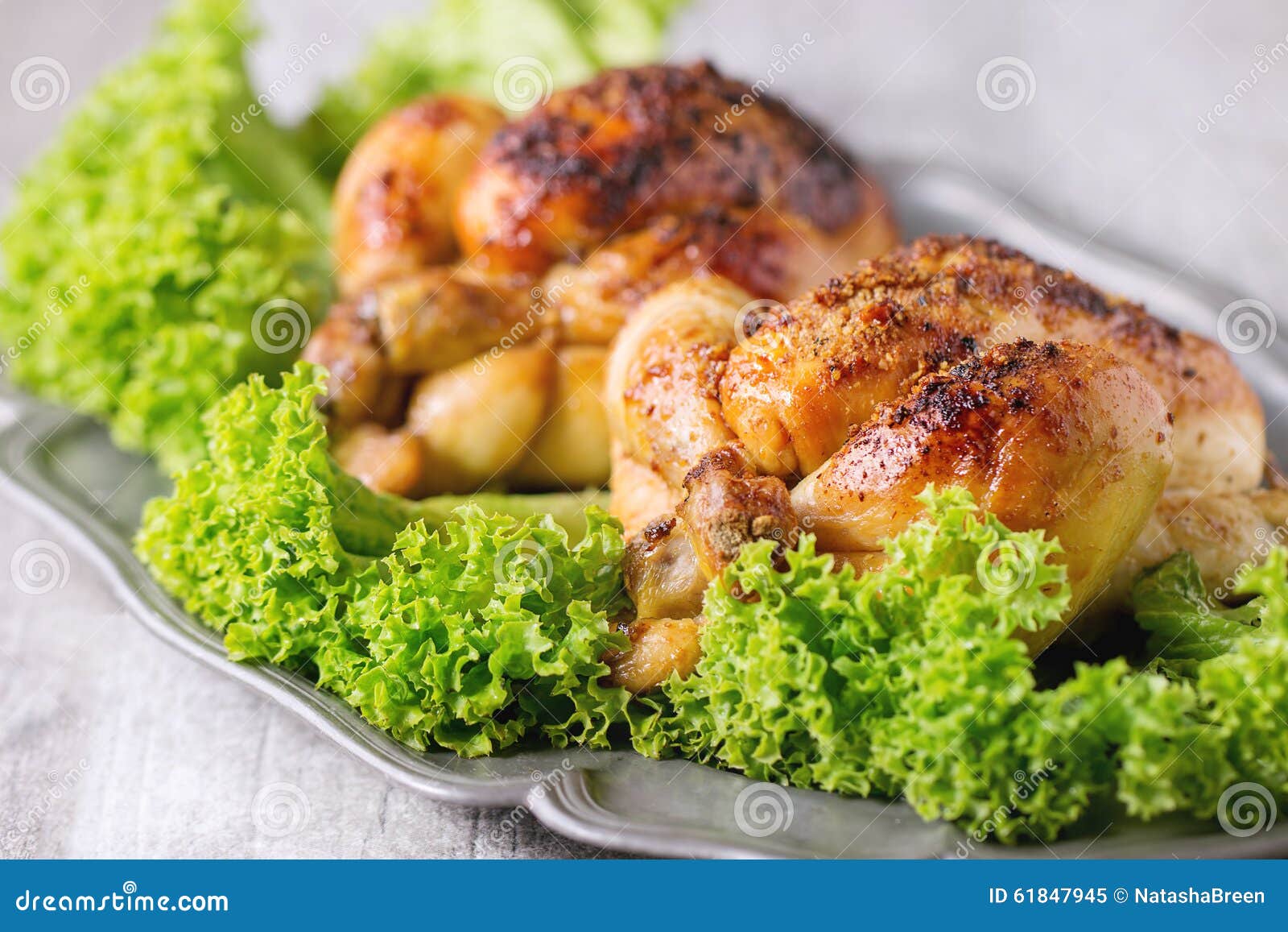 Mini Pollo Asado a La Parrilla Conjunto Imagen de archivo - Imagen de ...