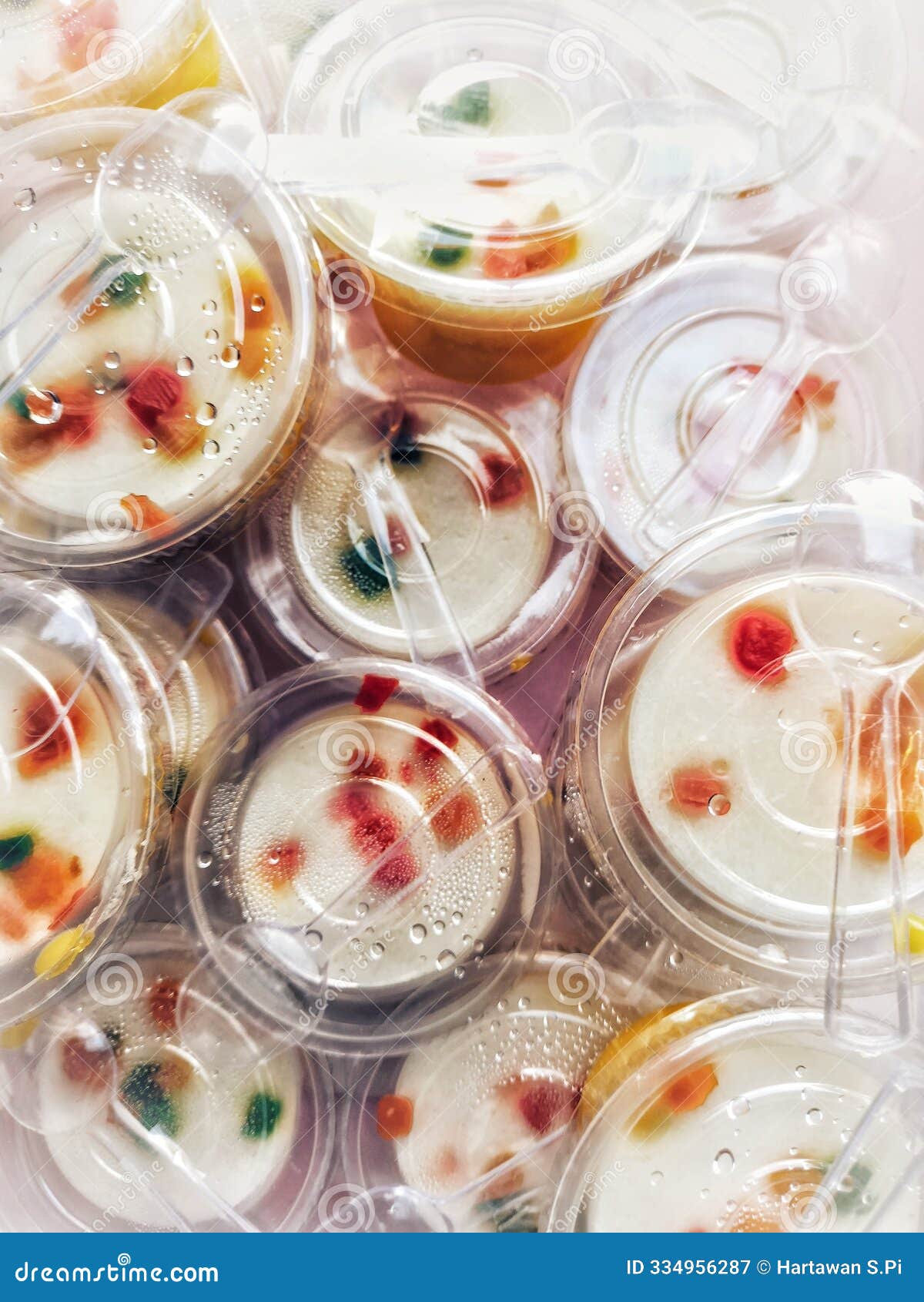 Mini Pudding Cakes for Snacks and Desserts?? Stock Image - Image of ...