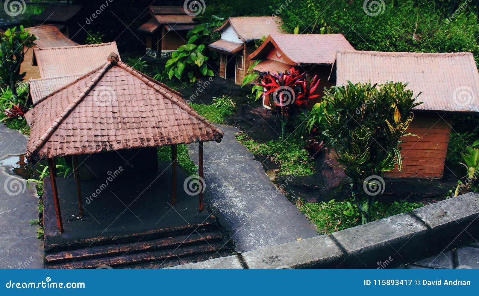 Mini pueblo imagen de archivo. Imagen de fresco, aldea - 115893417