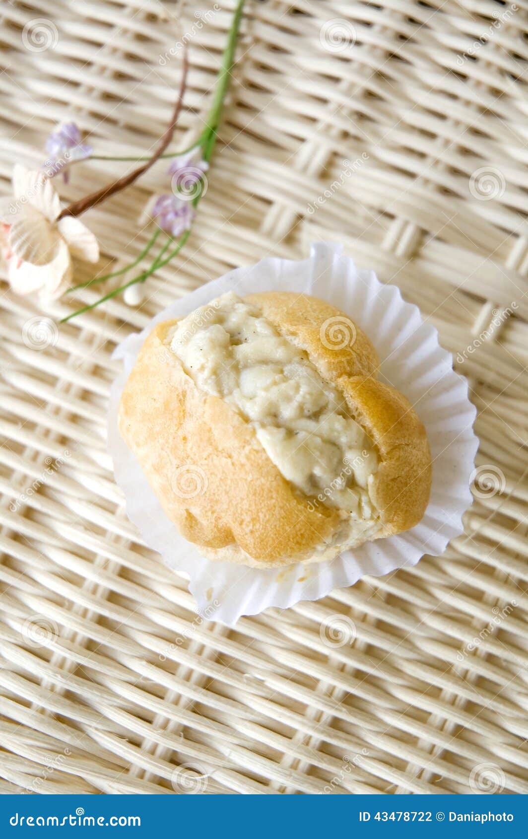 Mini Puff With A White Cup Stock Image | CartoonDealer.com #42445117