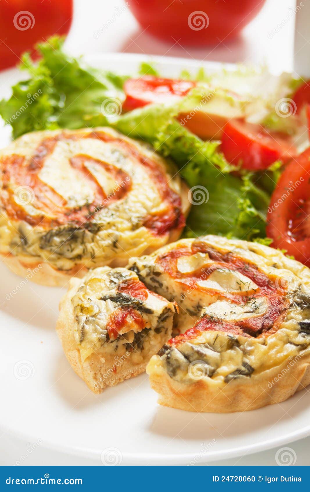 Mini Quiche With Puff Pastry Stock Photography | CartoonDealer.com ...