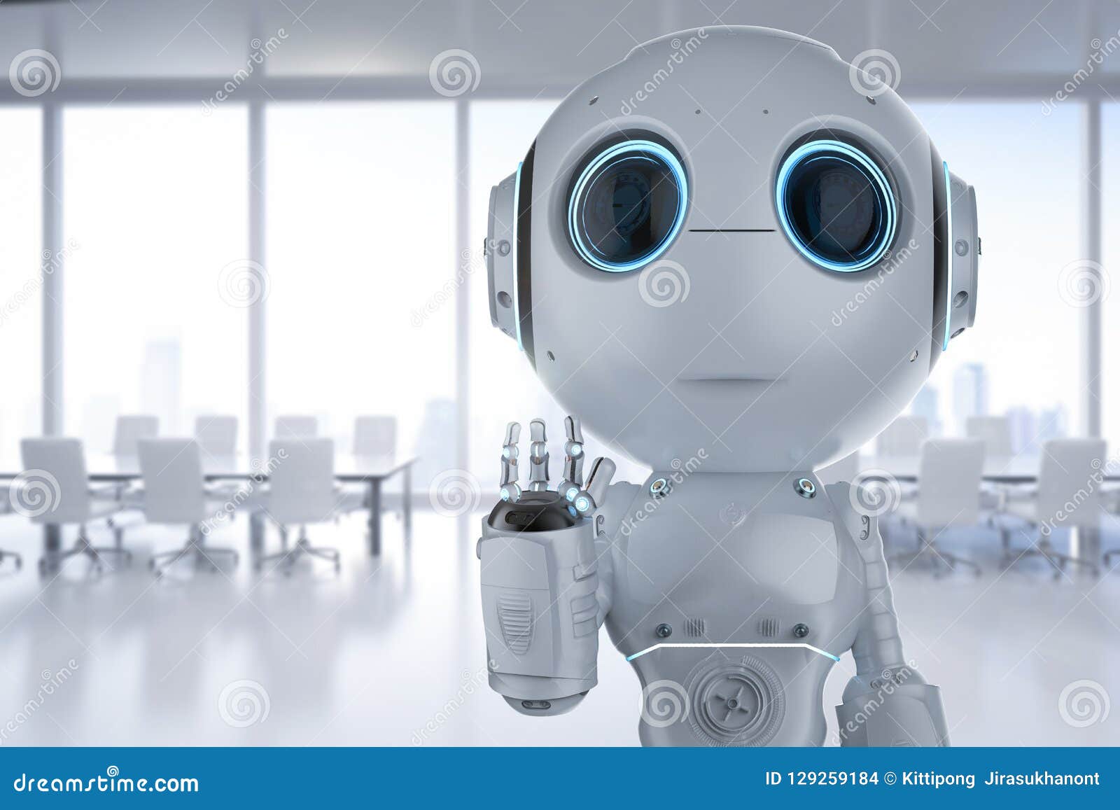 Mini Robot With Boxes Royalty-Free Stock Photo | CartoonDealer.com ...